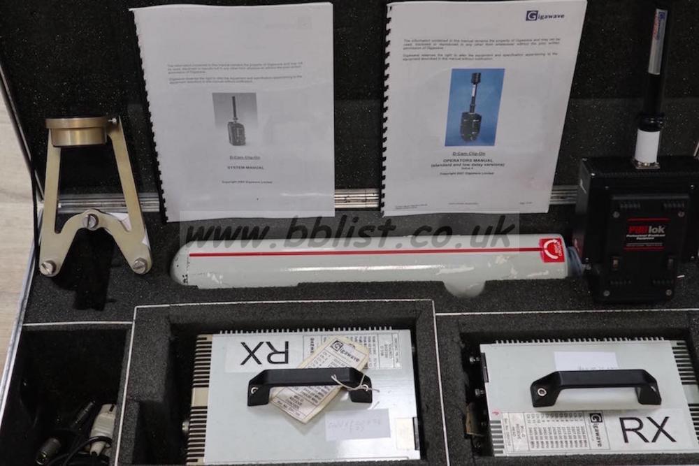 BB List - ITEM 72707, VISLINK GIGAWAVE RF CAMERA SYSTEM SD ( NOT HD ...